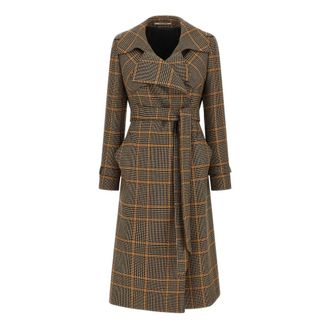 Tagliatore Carola Langer Mantel - - Coats - Damen - Braun - XS