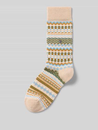 Burlington Socken aus elastischem Schurwolle-Mix mit Baumwoll-Anteil