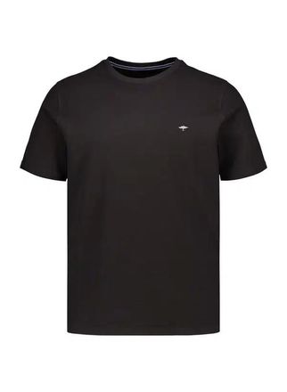 Fynch-Hatton Fynch-Hatton Herren T-Shirt schwarz Baumwoll-Piqu&eacute;