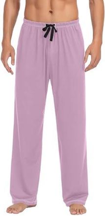 Generic Pantalon de pyjama pour homme, pantalon de d&eacute;tente rose fondant, pantalon de pyjama d&eacute;contract&eacute; pour hommes, Couleur 01, M
