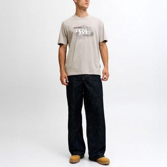 Jack & Jones T-Shirt 3er Pack JCOGRID Branding TEE SS Crew Neck MP mit Print auf der Vorderseite