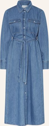 Part Two Hemdblusenkleid Aus Denim blau