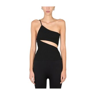 ADĀMO Andrea Adamo Femme, Tops, Noir, Taille: 42 FR Monospalla