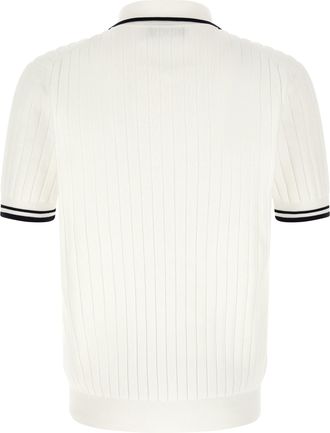 Dolce & Gabbana Mens Bicolor Cotton Polo Shirt