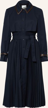 Sandro Sandro Trenchcoat Mit Plissees blau
