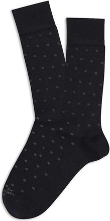 Marcoliani Micro Polka Kniebundsocken - - Underwear - Herren - Schwarzk - ONE SIZE