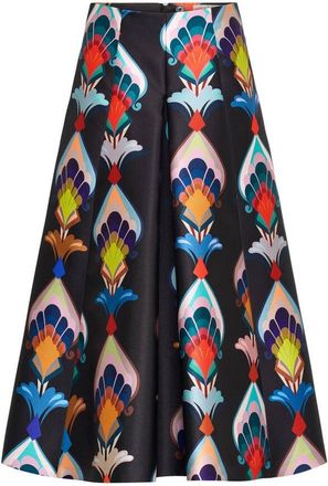 Maison Common Damen Midirock gef&uuml;ttert