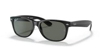 Ray-Ban Unisex-Adultes Nouveau Wayfarer Ray-Ban Nouveau Wayfarer RB 2132 52 601S78 Noir Lunettes de soleil, 52 mm