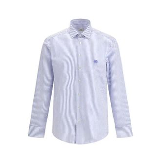 Etro Baumwoll-Hemd - - Shirts - Herren - Blau - S
