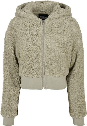 Urban Classics Allwetterjacke Urban Classics Damen Ladies Short Oversized Sherpa Jacket (1-St)