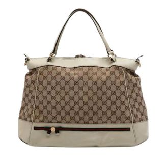 Gucci Pre-owned Toile sacs-gucci - Femme - Pre-owned - Beige - Taille: ONE Size