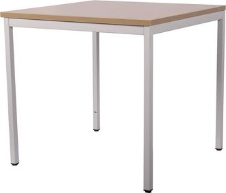 Szagato Schreibtisch (Stahl) LxB: 80x80 cm, Buche, Marke (Arbeitstisch, B&uuml;rotisch, Druckertisch B&uuml;ro-M&ouml;bel Arbeitszimmer Computertisch Schreibtisch Home-Offic