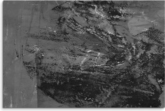 Paul Sinus Art Abstrakt 986-120x80cm SCHWARZ-Weiss Bilder - Wandbild Kunstdruck in XXL Format - Fertig Aufgespannt - TOP - Leinwand - Wand Bild - Kunst Bild - Wandbi