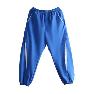 Ader Error Homme, Pantalons, Bleu, Taille: L Elastic Waist Cuffs White Side Stripes Pants