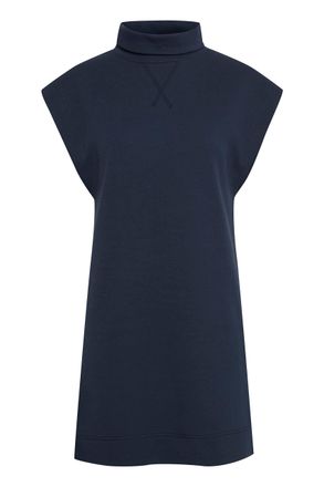 Ichi IHJICINTA SW WA Damen Langes Sweatshirt Pullover Longpullover Loose Fit mit Turtleneck ärmellos, Größe:S, Farbe:Total Eclipse (194010)