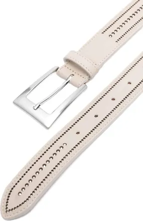 PESERICO Womens Perforated Calfskin Belt Aw25 W