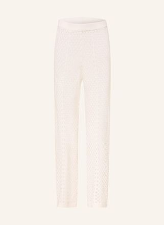 Allude Allude Strickhose Mit Cashmere weiss