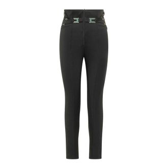 Elisabetta Franchi Damen, Hosen, Schwarzk, XSGr&ouml;&szlig;e