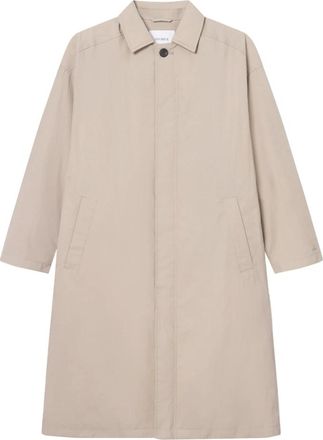 Les Deux Homme, Manteaux, Beige, Taille: S Single-Breasted Manteaux