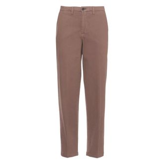 BRIGLIA 1949 Femme, Pantalons, Brun, Taille: 36 FR Cropped Pantalons