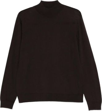 Daniele Fiesoli pull à col montant - Marron
