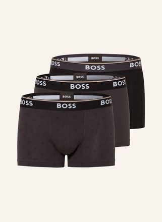 HUGO BOSS 3er-Pack Boxershorts Power grau