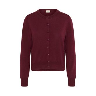 Part Two Cardigan Classique Pull - Femme - Pulls - Rouge - Taille: 42 FR