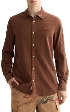 Scotch & Soda Herren Regular-Fit Shirt Hemd, Soft Silt, L