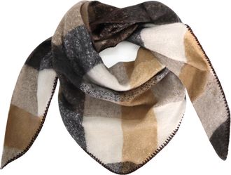 Glamexx24 Damenschal Damenhalstuch Herrenhalstuch Mehrfarbig mit Muster Winterschal sehr warm und weich XXL Schal f&uuml;r viele Angelegenheiten dreieckige Form