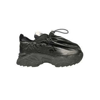 Vivienne Westwood Lammleder Sneakers Runde Zehenkappe - - Shoes - Damen - Schwarzk - 36 EU