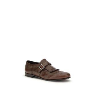 Churchs Mens Brown Calf Leather Bos Taurus Slip-On Loafers