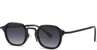 Generic Lunettes De Soleil R&eacute;tro &Agrave; Petite Monture En M&eacute;tal For Hommes Et Femmes, Polaris&eacute;es, For Les Sports De, Les F&ecirc;tes(Black)