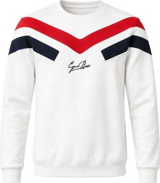 Cipo & Baxx Sweatshirt Sweatshirts (1-tlg) mit modernem Streifen-Design