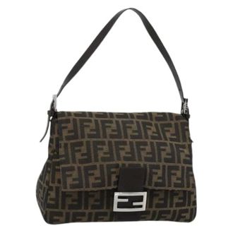 Fendi Pre-owned Sac bandouli&egrave;re en toile Zucca - Femme - Pre-owned - Brun - Taille: ONE Size