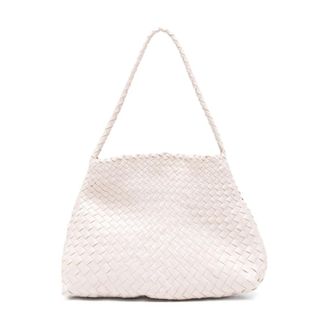 Dragon Diffusion Femme, Sacs, Beige, Taille: ONE Size Sac bandouli&egrave;re en cuir tiss&eacute;
