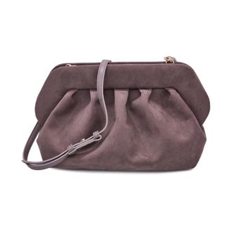 Themoir&egrave; Bios Suede Clutch - - Bags - Damen - Braun - ONE SIZE