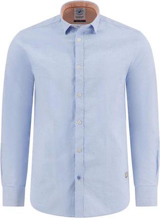 A Fish Named Fred Homme, Chemises, Bleu, Taille: 2XL Fish Print Shirt