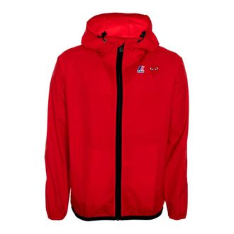 Comme Des Gar&ccedil;ons Funktionelle Regenjacke - - Jackets - Herren - Rot - XL