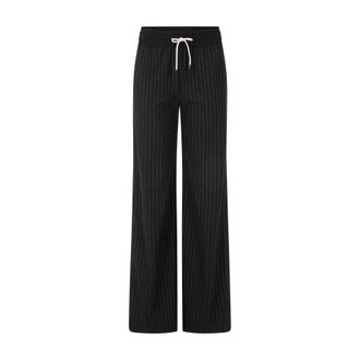 Marc Cain Weite Hose - - Trousers - Damen - Schwarzk - XL