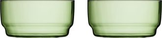 Lyngby Glas Torino Schale, Schüssel, 12 cm, 2 Stck., Grün