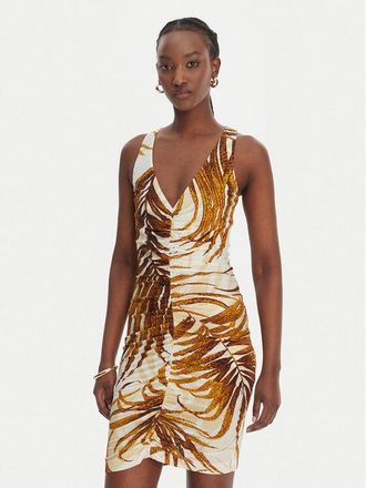 Just Cavalli Coctailkleid 80PAO9A7 JS560 Beige Slim Fit