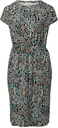 s.Oliver Midikleid Kleid Midikleid aus Baumwollstretch mit Taillenzug