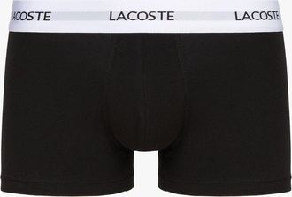 Lacoste Lot de trois boxers en coton m&eacute;lang&eacute;