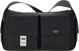 Ferragamo Sac bandouli&egrave;re Hug - Homme - Sacs - Noir - Taille: ONE Size