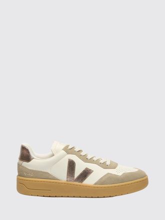 Veja Baskets V-90 en cuir O. T. durable avec logo contrastant
