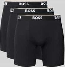 HUGO BOSS Boxershorts mit elastischem Logo-Bund im 3er-Pack