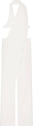 Courrèges combinaison à dos-nu - Blanc