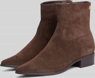 Tommy Hilfiger Stiefelette aus echtem Leder mit Logo-Detail