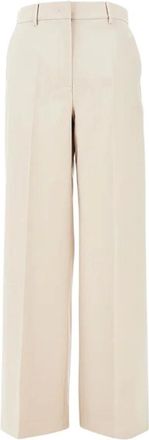 Max Mara Femme, Pantalons, Beige, Taille: 46 FR Flared Pantalons
