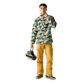 Dare 2B Dare 2B - Fleece-Oberteil f&uuml;r Herren, mit kurzem Rei&szlig;verschluss, Teddyfleece (Mediterranea)